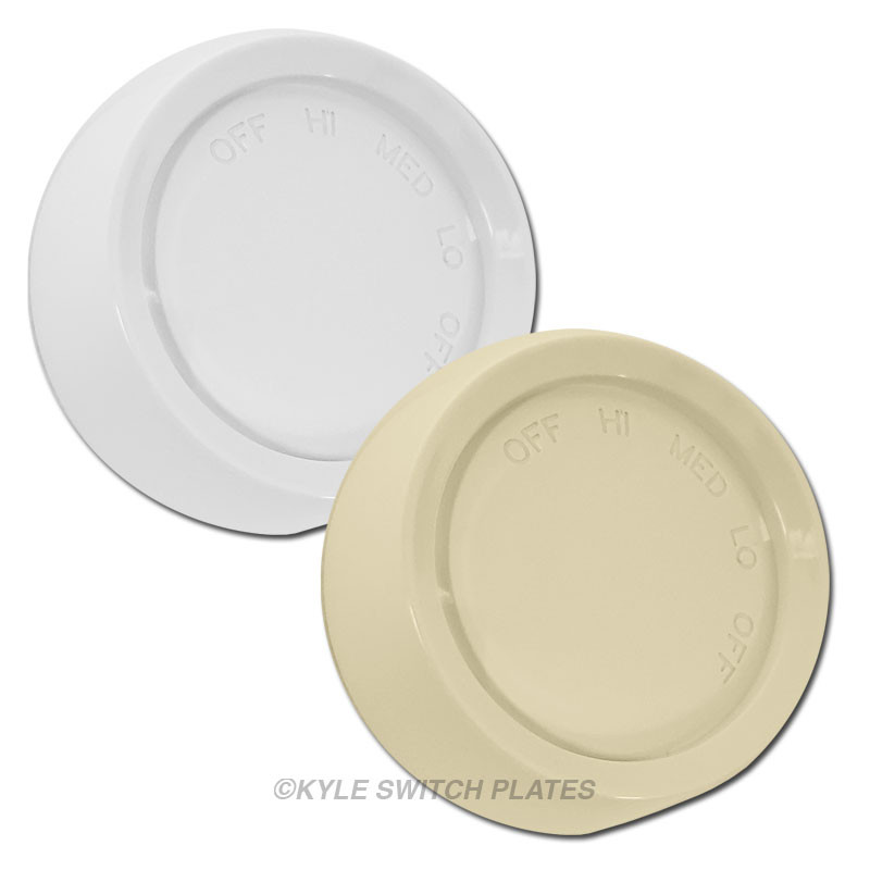 Lutron Rotary Fan Speed Control Knob Replacement - Hi Med Lo Off