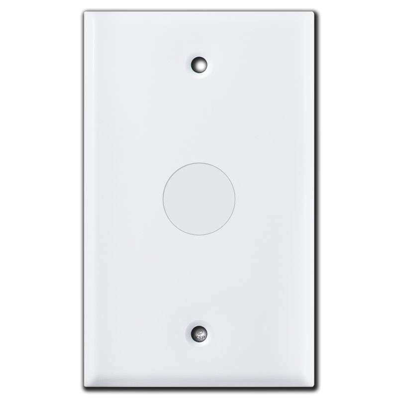 1/2'' Knockout Electrical Cover 7/8'' Opening - White