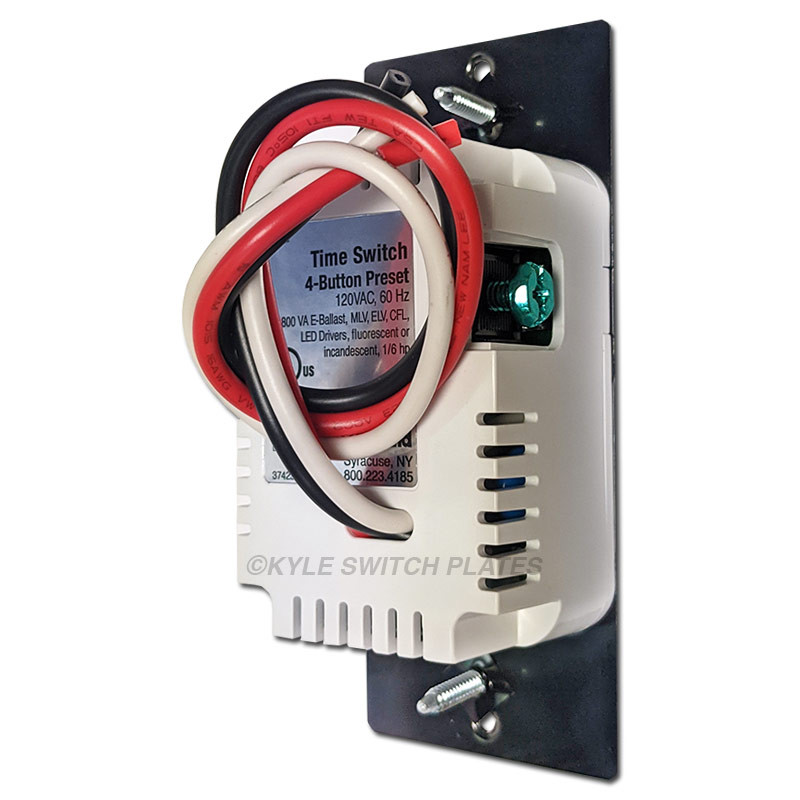 White 4-Button Light/Fan Countdown Timer Switch - Legrand