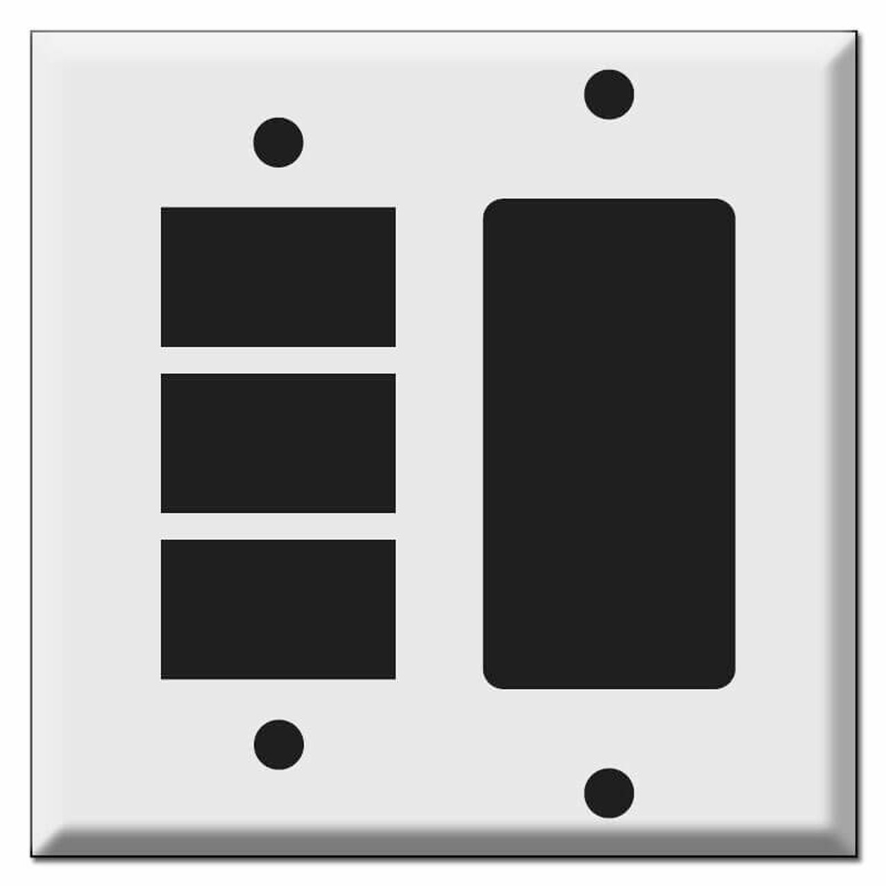 New Style 3 Ge Switch Decora Device Low Voltage Plates