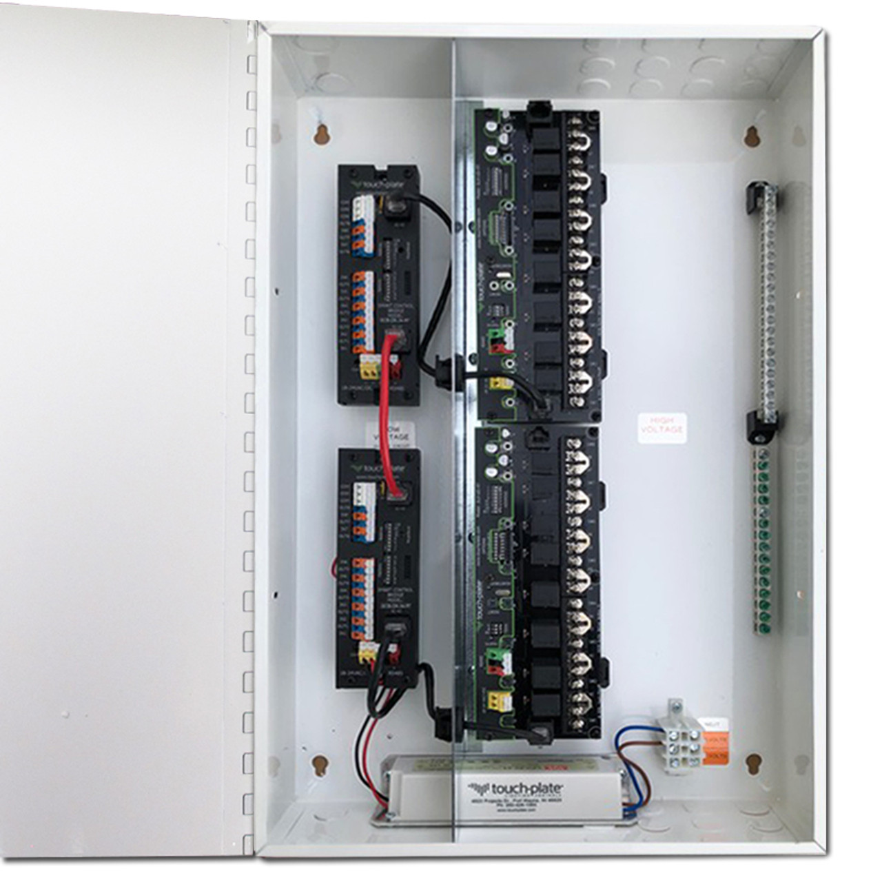 Touch Plate Zonez Universal 16 Relay Low Voltage Control Panel