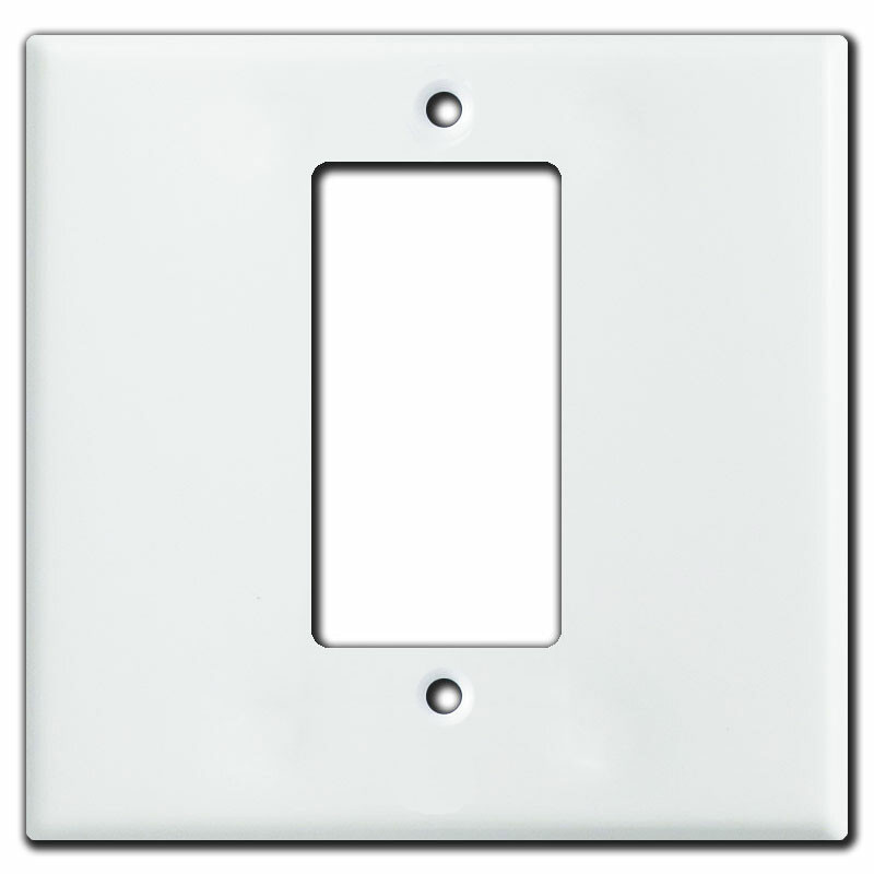Wide Half Short 1 Decora Rocker GFCI Switch Wall Plates