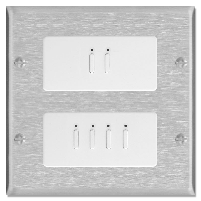 GE 2-Pilot Lighted Switch Replacement Low Volt Ultra LED Unit