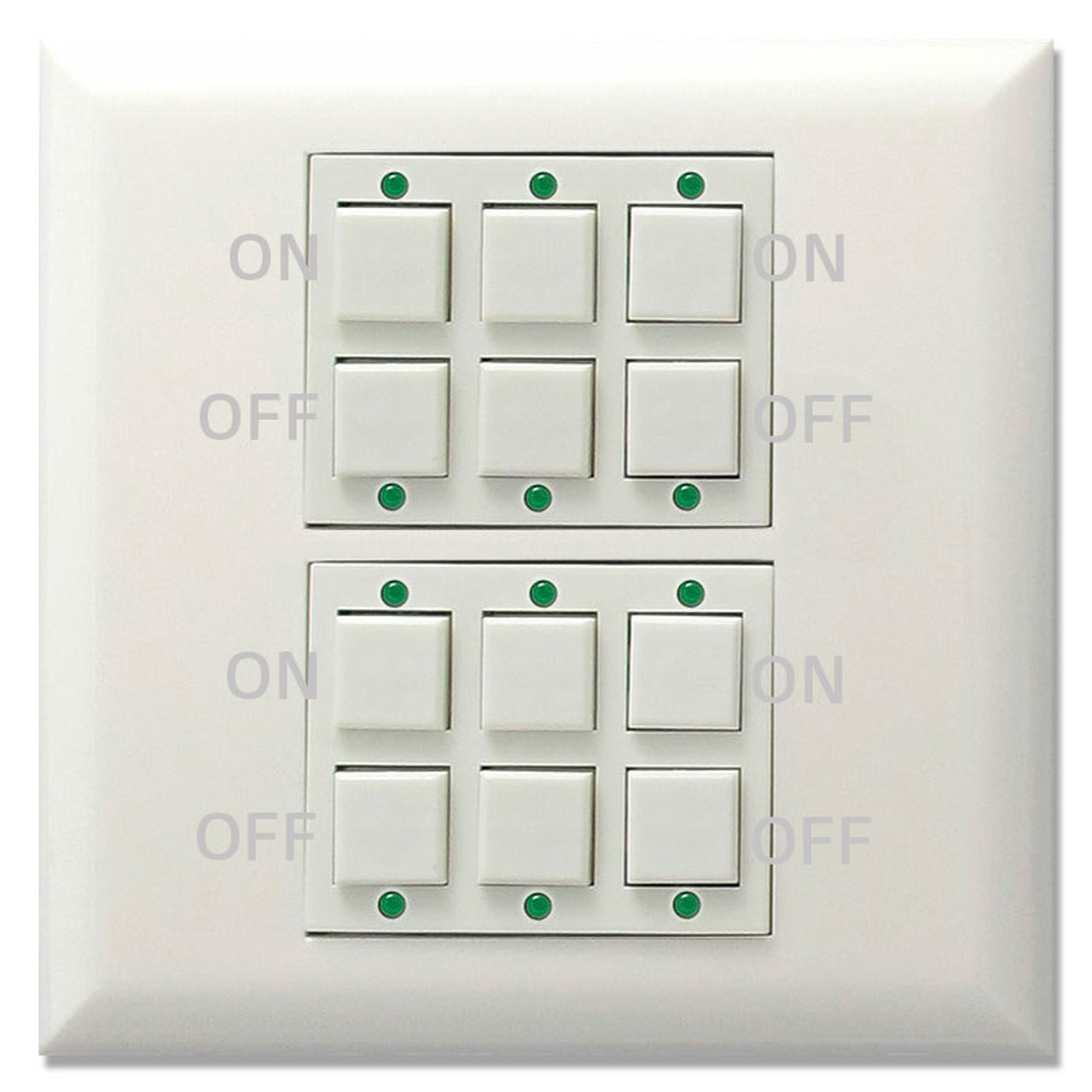Ge Low Voltage 6 Pilot Light Switch Replacement Unit On 2 Gang Box