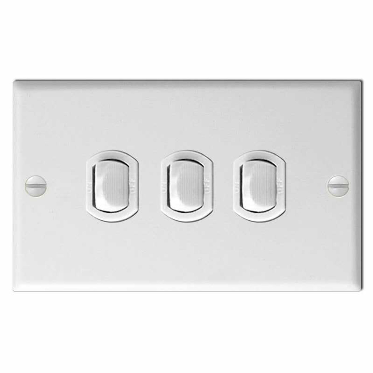 Ge Low Voltage 3 Switch Wall Plate Replacement Despard Set