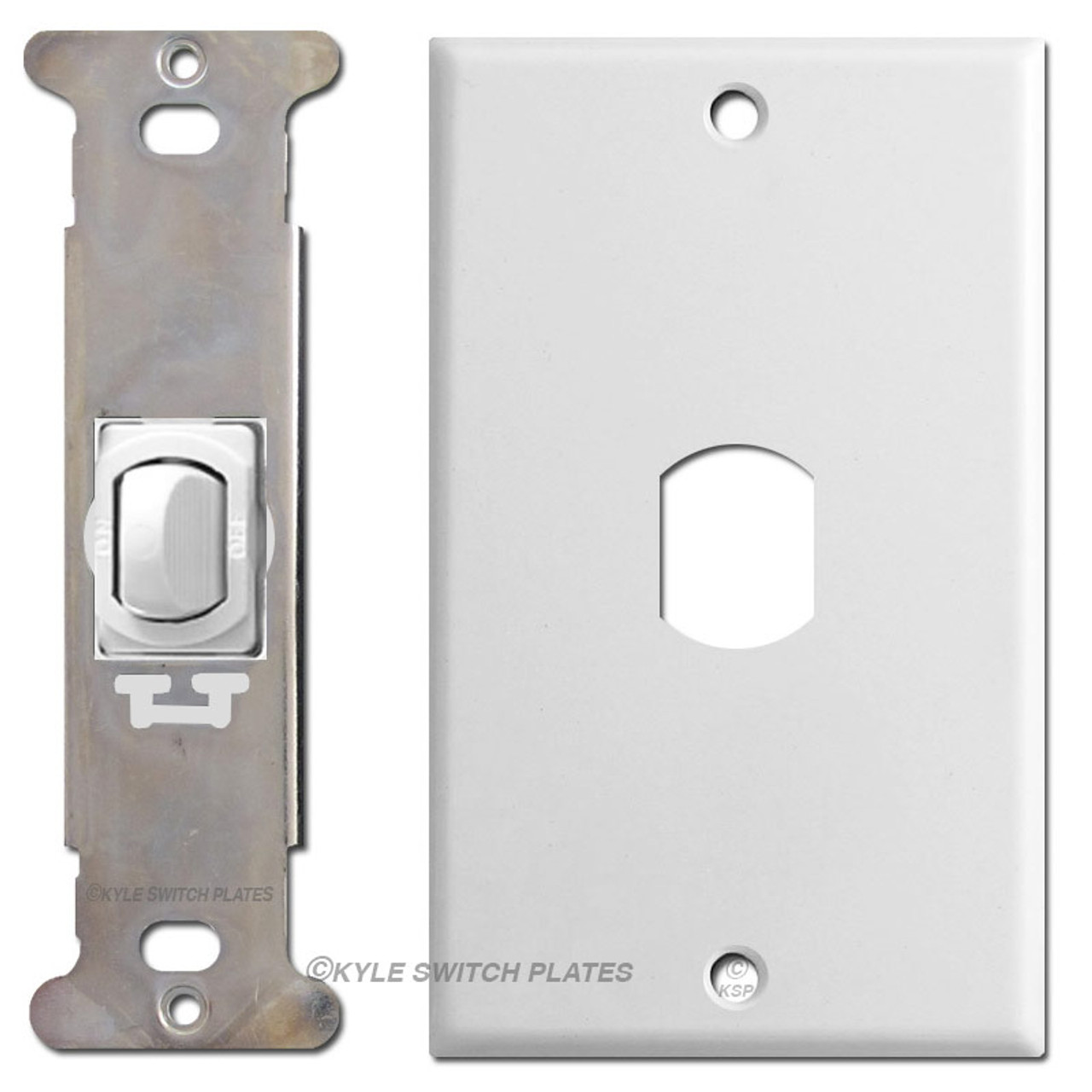 Ge Low Voltage Vertical 1 Switch Plate Despard Update Set