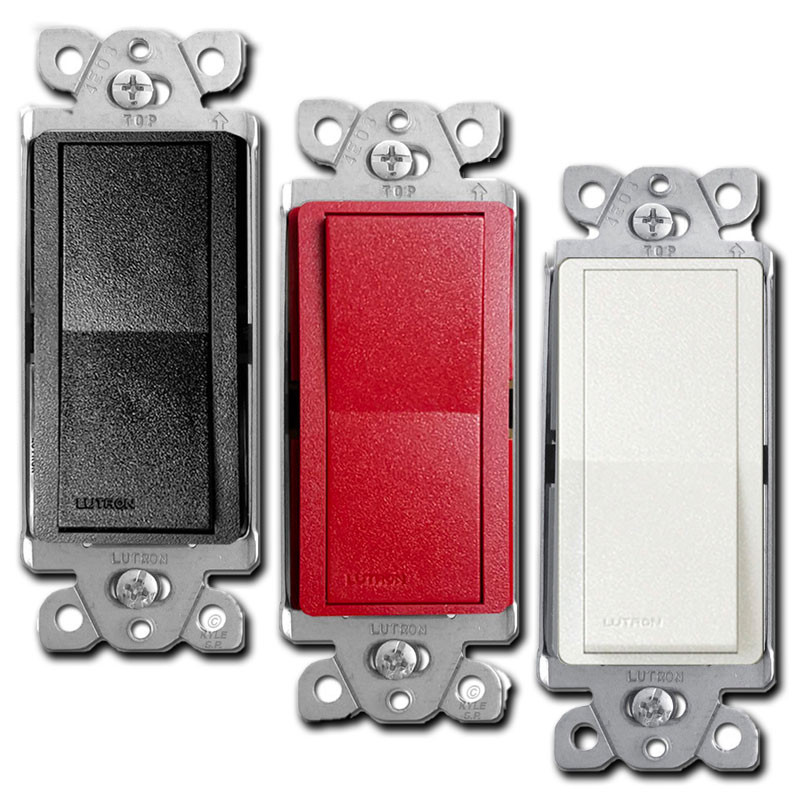 Satin 4-Way Decorator Rocker Light Switch - Lutron | Kyle Switch
