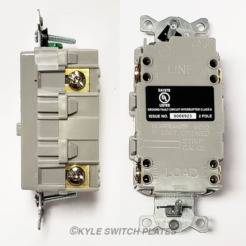 Satin GFCI Outlet 20A Lutron Tamper-Resistant SCR-20-GFST | Kyle