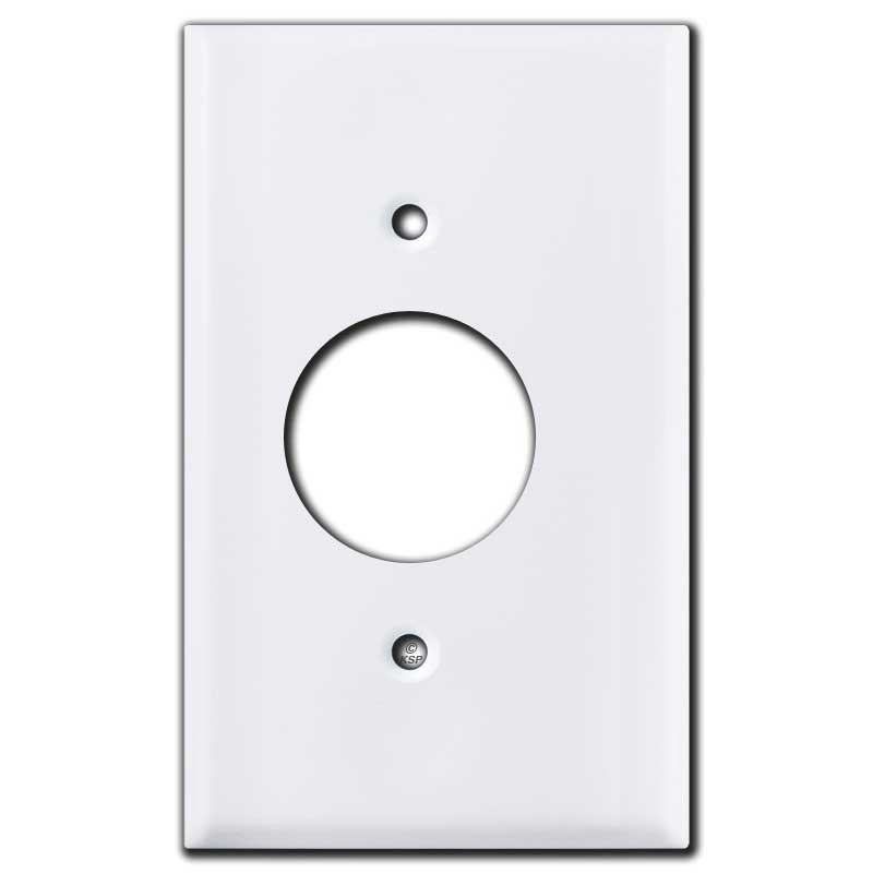 Offset Half Narrow 1.4'' Round Electrical Outlet Covers 1/4'' Trim | Kyle