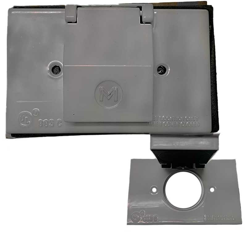 Outdoor Weather-Safe 1.4'' Outlet Cover - Horizontal | Kyle