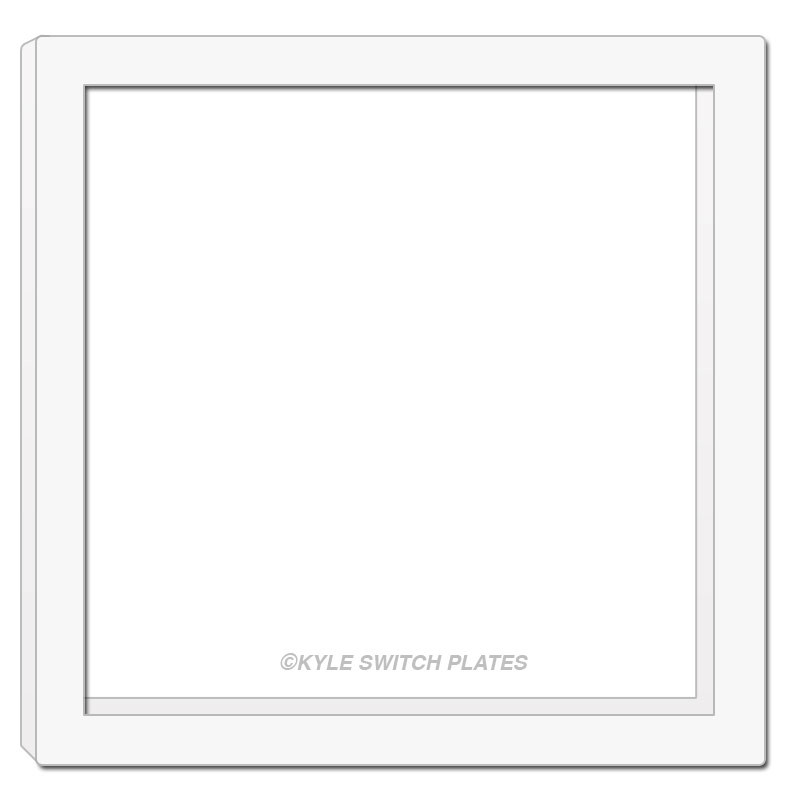 Oversized 1/4'' Gap Filler Depth Ring Wall Plate Extender - 2 Gang