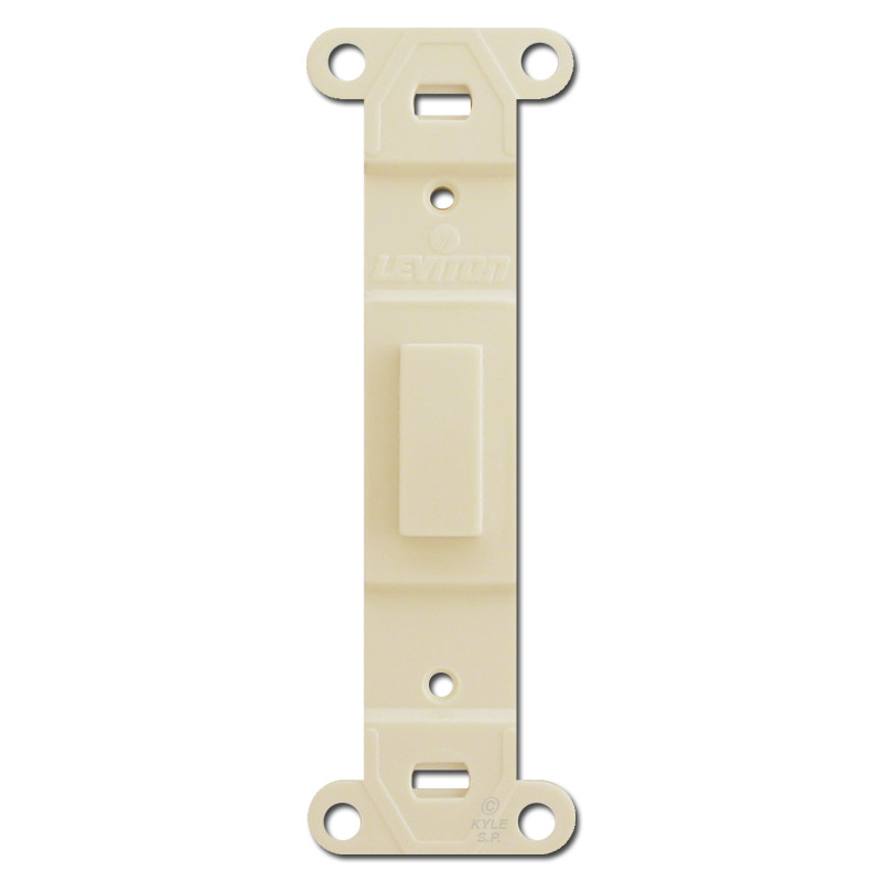 Ivory Toggle to Blank Switch Plate Inserts | Kyle Switch Plates