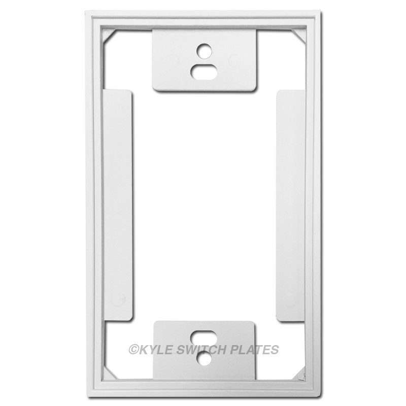 1-Gang Metal Touch-Plate Ultra Low Voltage Flush Plate & Frame
