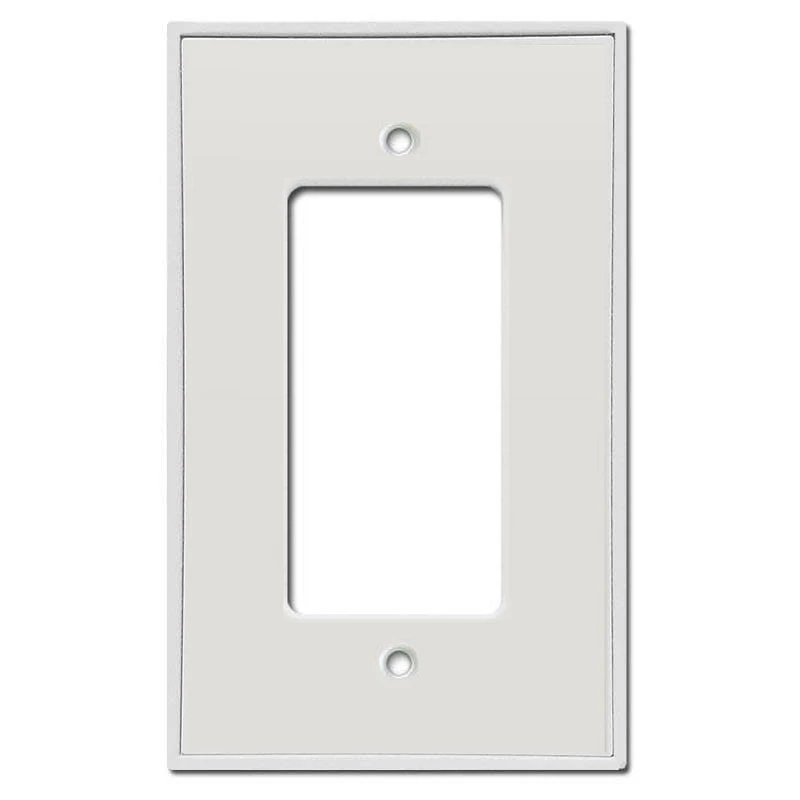 1-Gang Metal Touch-Plate Ultra Low Voltage Flush Plate & Frame