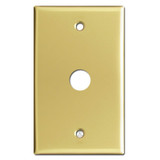 Polished Brass Telephone & Cable Wall Cover Plates