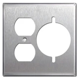 Stainless Steel Receptacle Outlet Wall Plates