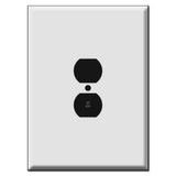 Extra Large Jumbo Outlet Cover Plates 6.38'' Tall | Kyle Switch Plates