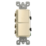 Ivory Combo Switches & Outlets - Stacked Electrical Switch