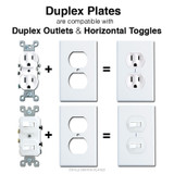 Deep 4 Horizontal Toggle Switch Plates | Kyle Switch Plates