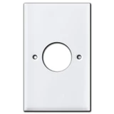 White Phone and Cable Jack Wall Switch Plates