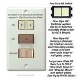 GE Low Voltage Key Lock Switch 24V Momentary RS237K - Gray