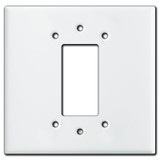 4-Gang Decora 2 Toggle Decora Electrical Outlet Cover - Ivory
