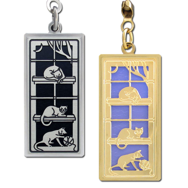 Custom Ceiling Fan Pulls with Kitty Cats | Kyle Switch Plates
