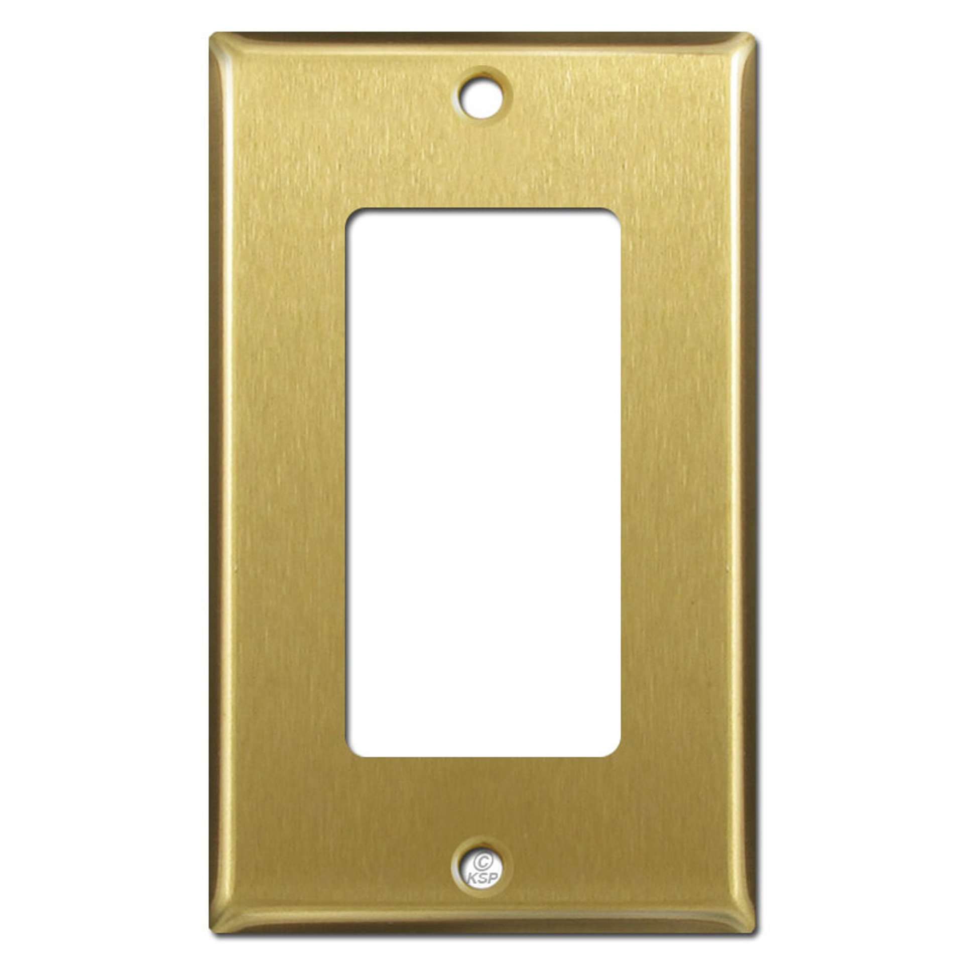 Satin Brass Decora Rocker Gfci Switch Plate Covers