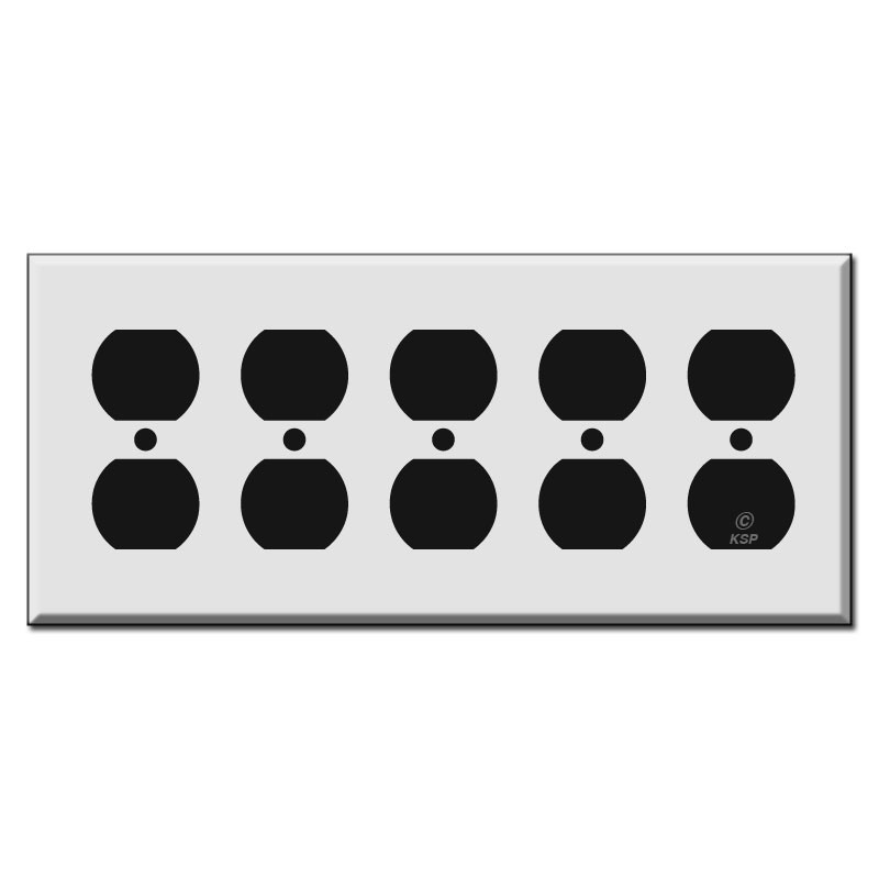 Duplex Receptacle & Outlet Cover Wall Plates