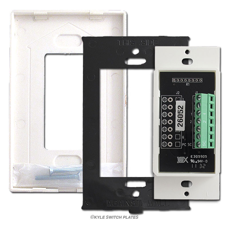 Touch-Plate Ultra Lighting Control Station 6 Switches White