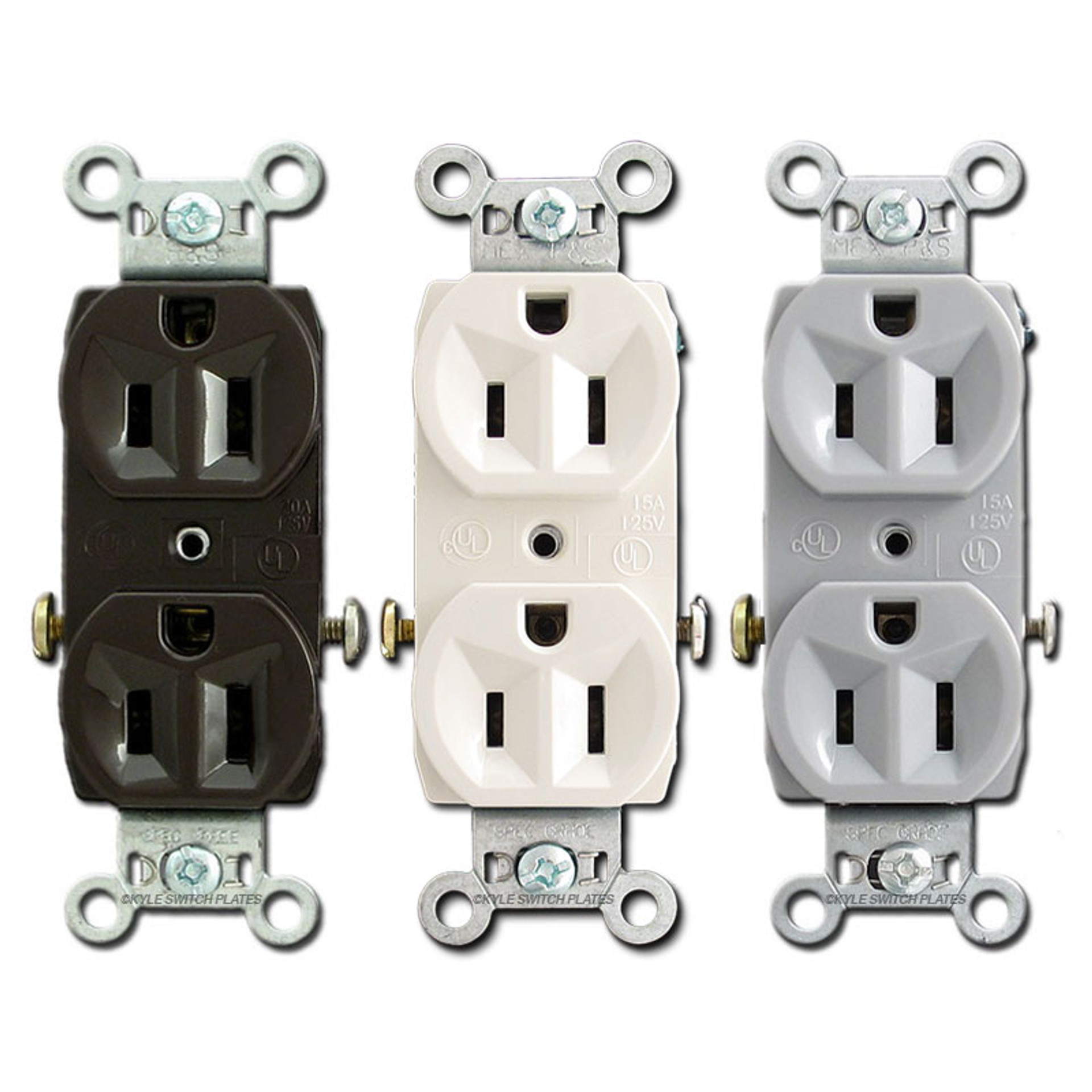 2 Toggle 2 Duplex Outlet Combo Light Switch Wall Plates