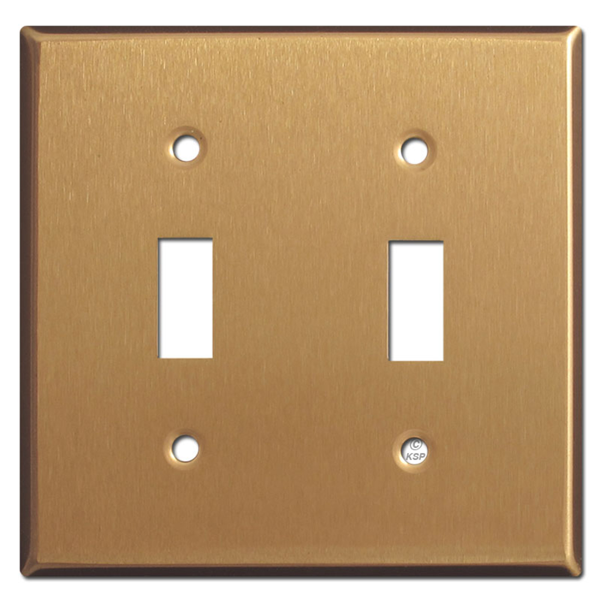 Three Toggle Light Switch Plates Satin Bronze Kyle Switch Plates