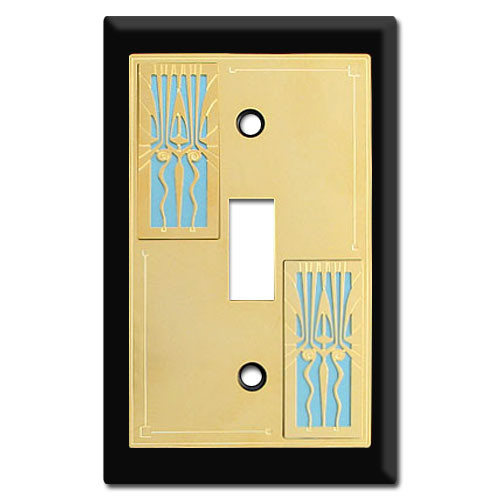 Art Deco Switch Plates