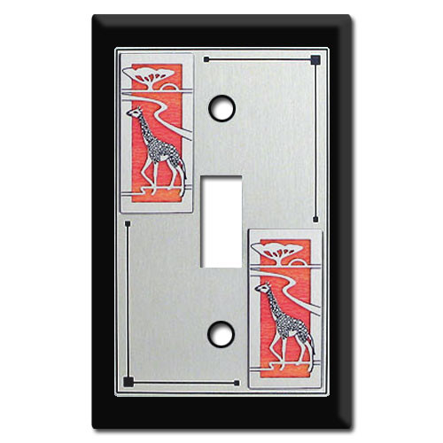 Decorative Animal Switch Plates with Contemporary Artistic Designs