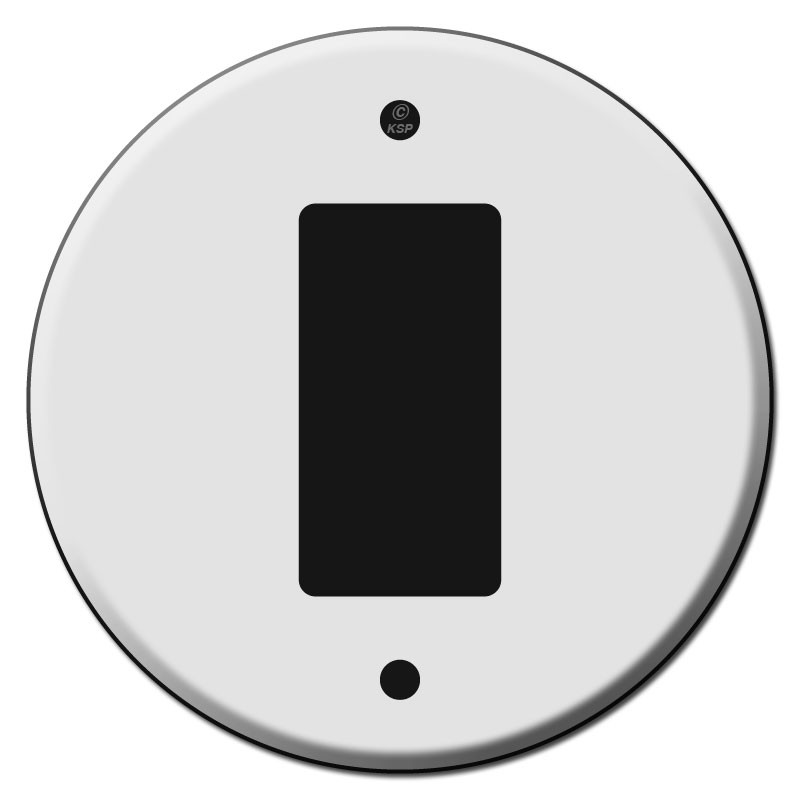 Ceiling Outlet Covers for Round Electrical Box, Circular Wall Plates