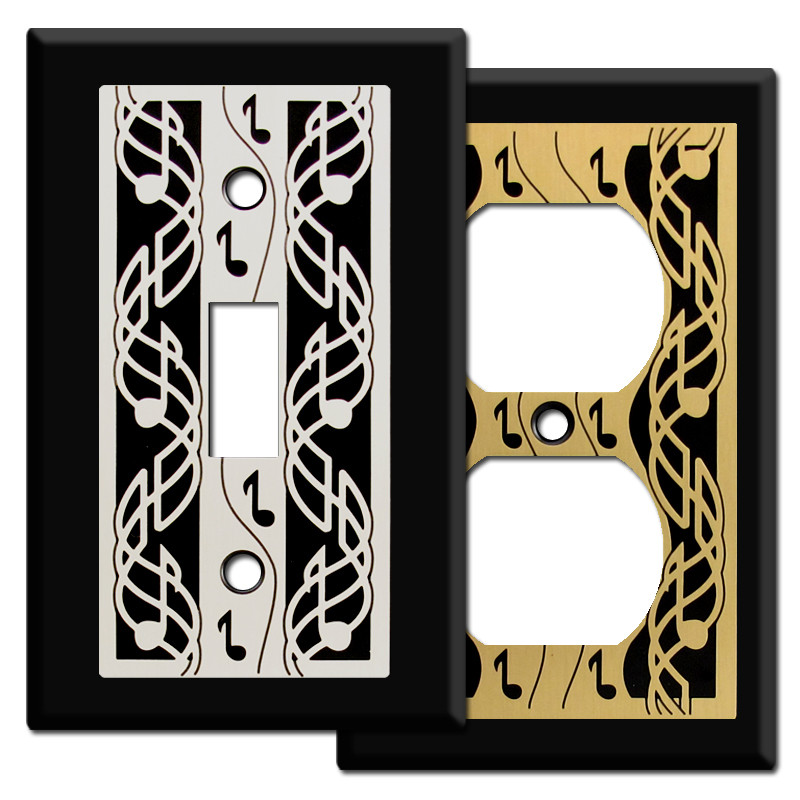 Artistic Music Light Switch Covers - Kyle Switch Plates