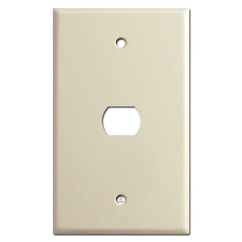 Jumbo Single Despard Interchangeable Switch Plate - Ivory