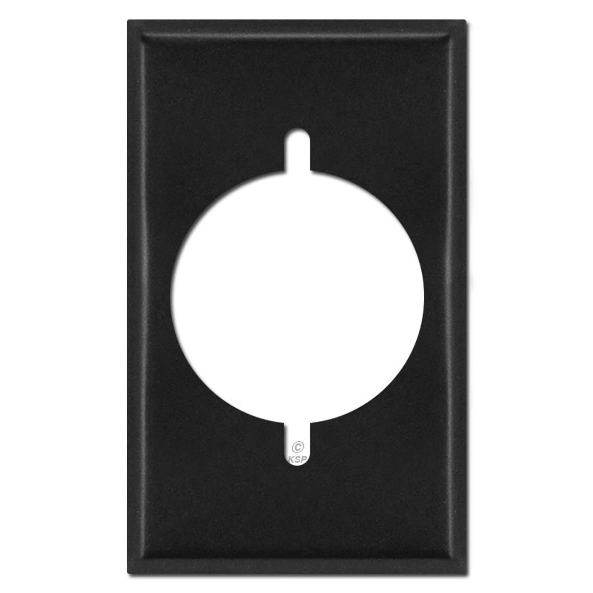 Single Gang Dryer Or Range Electrical Power Outlet Covers Black