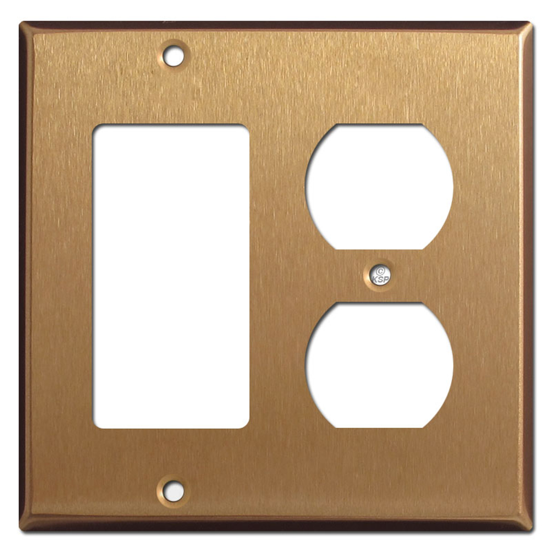 Duplex Receptacle Wallplates Satin Bronze Kyle Switch Plates