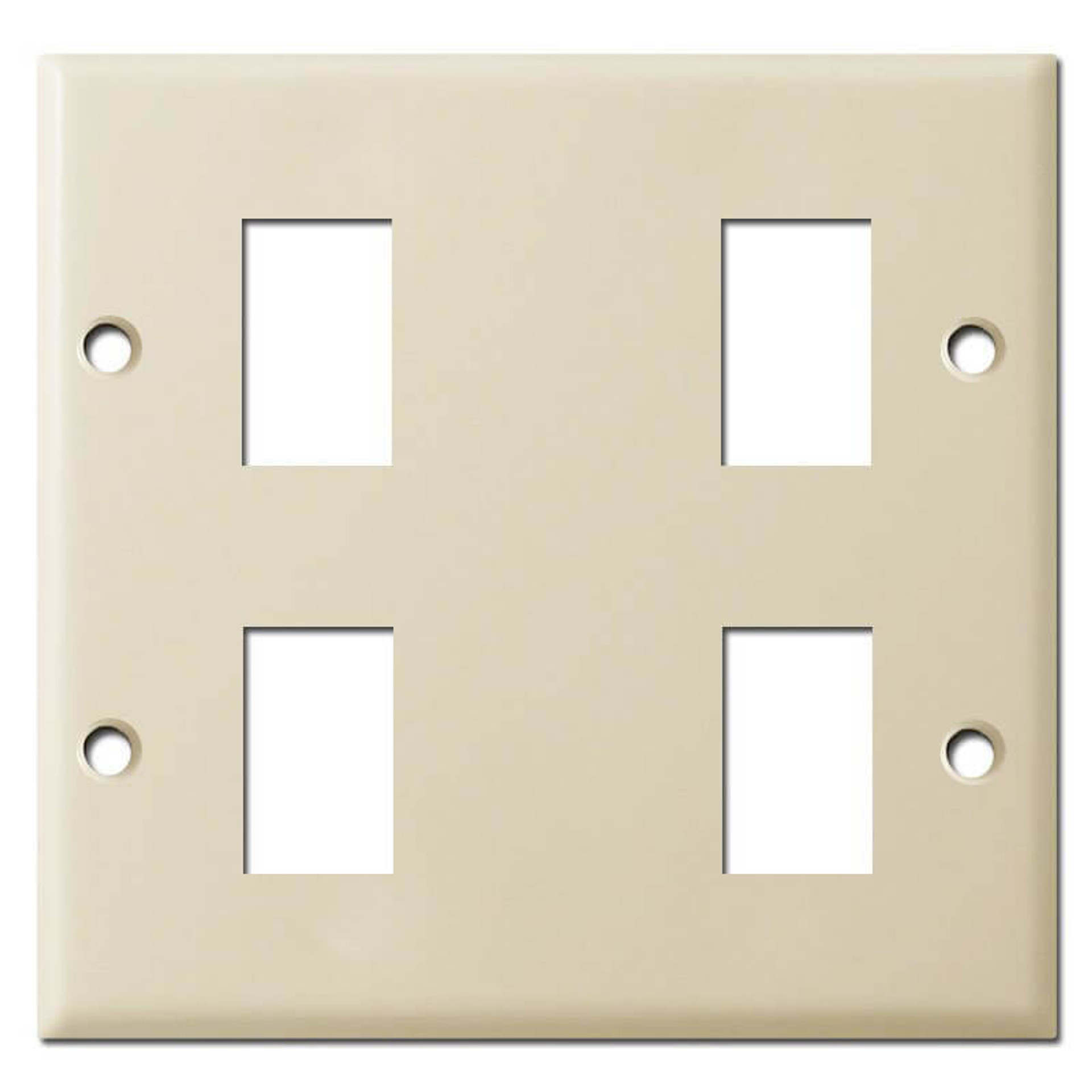 Ge Old Style Low Voltage 3 Switch Wallplates Satin Stainless Steel