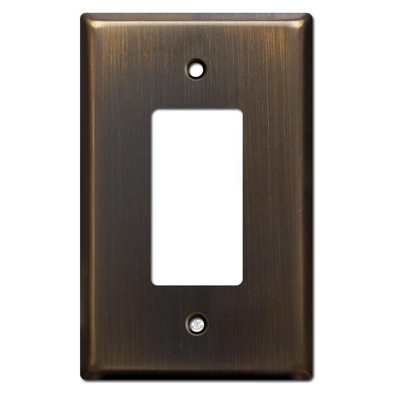 Oil Rubbed Bronze Decora Rocker GFCI Wall Covers