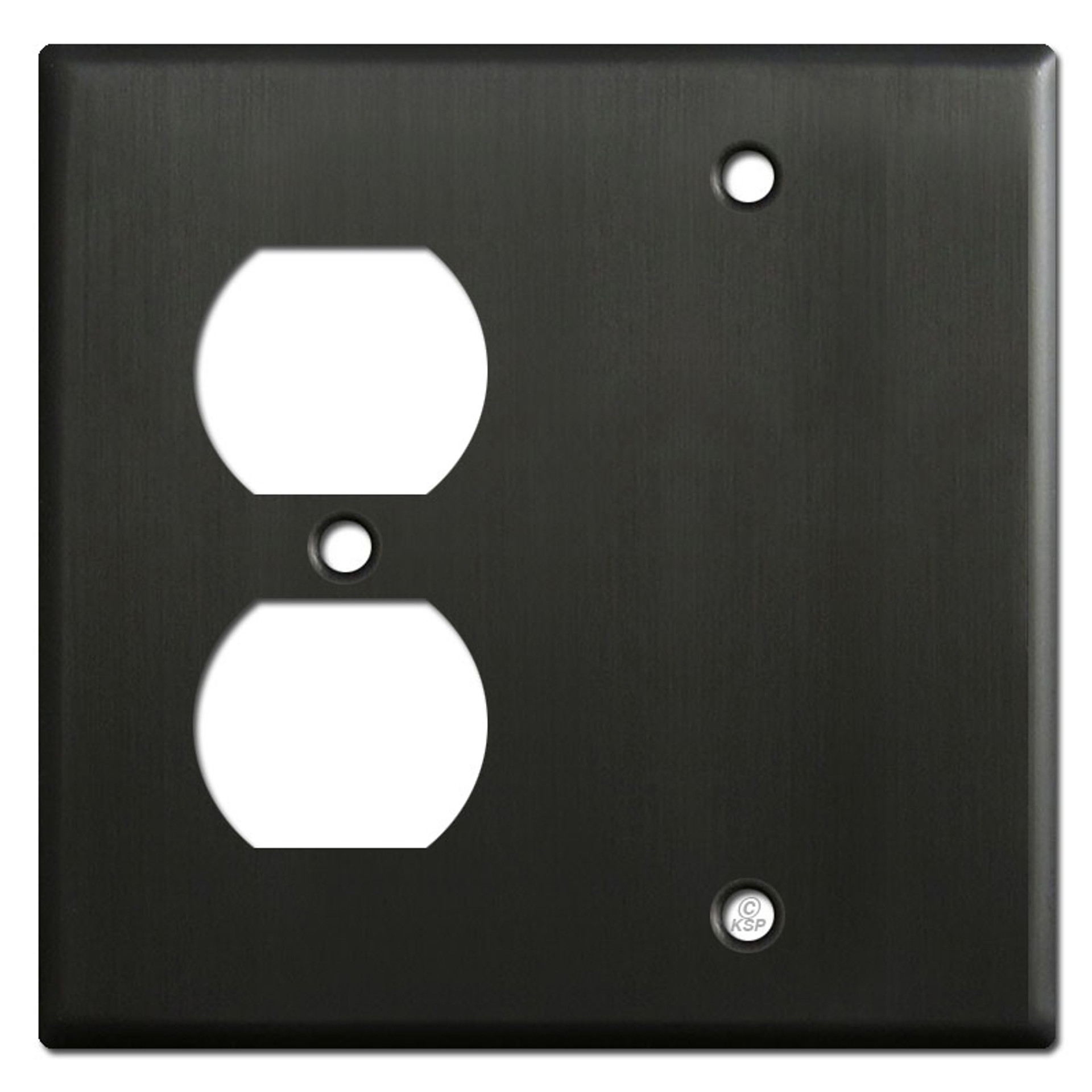 Single Duplex Outlet Triple Toggle Switch Plates Satin Brass