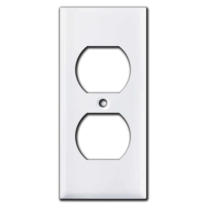 2.25'' Skinny Outlet Cover Plates - Ivory | Kyle Switch Plates