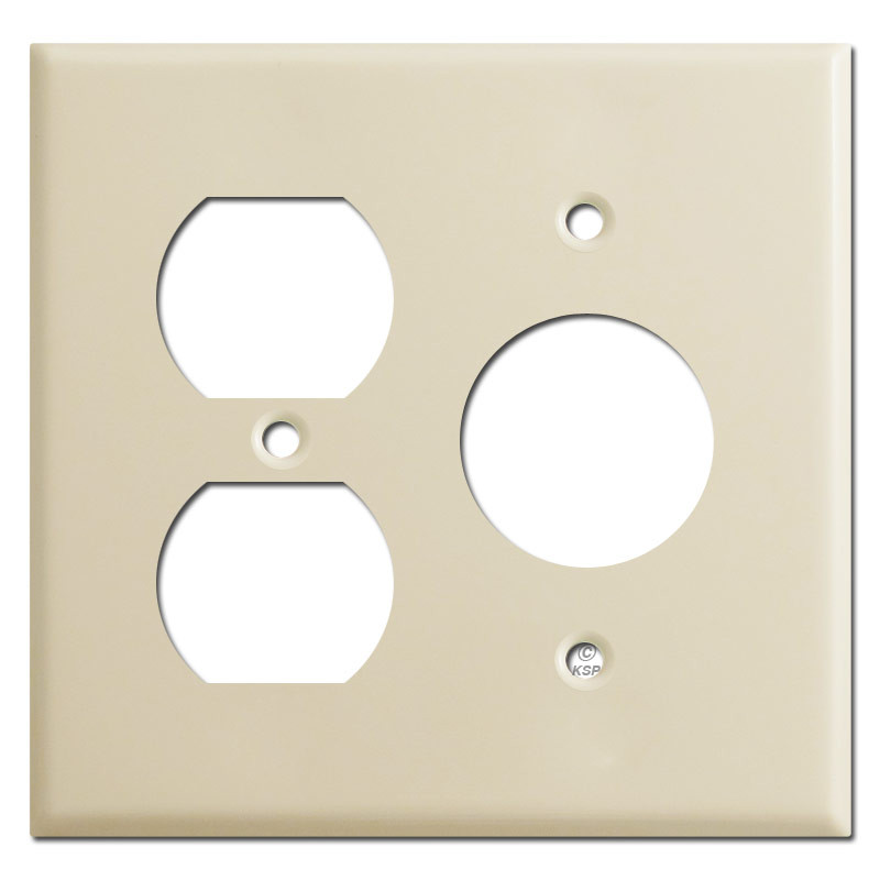 Ivory Combo Switch Cover Plates
