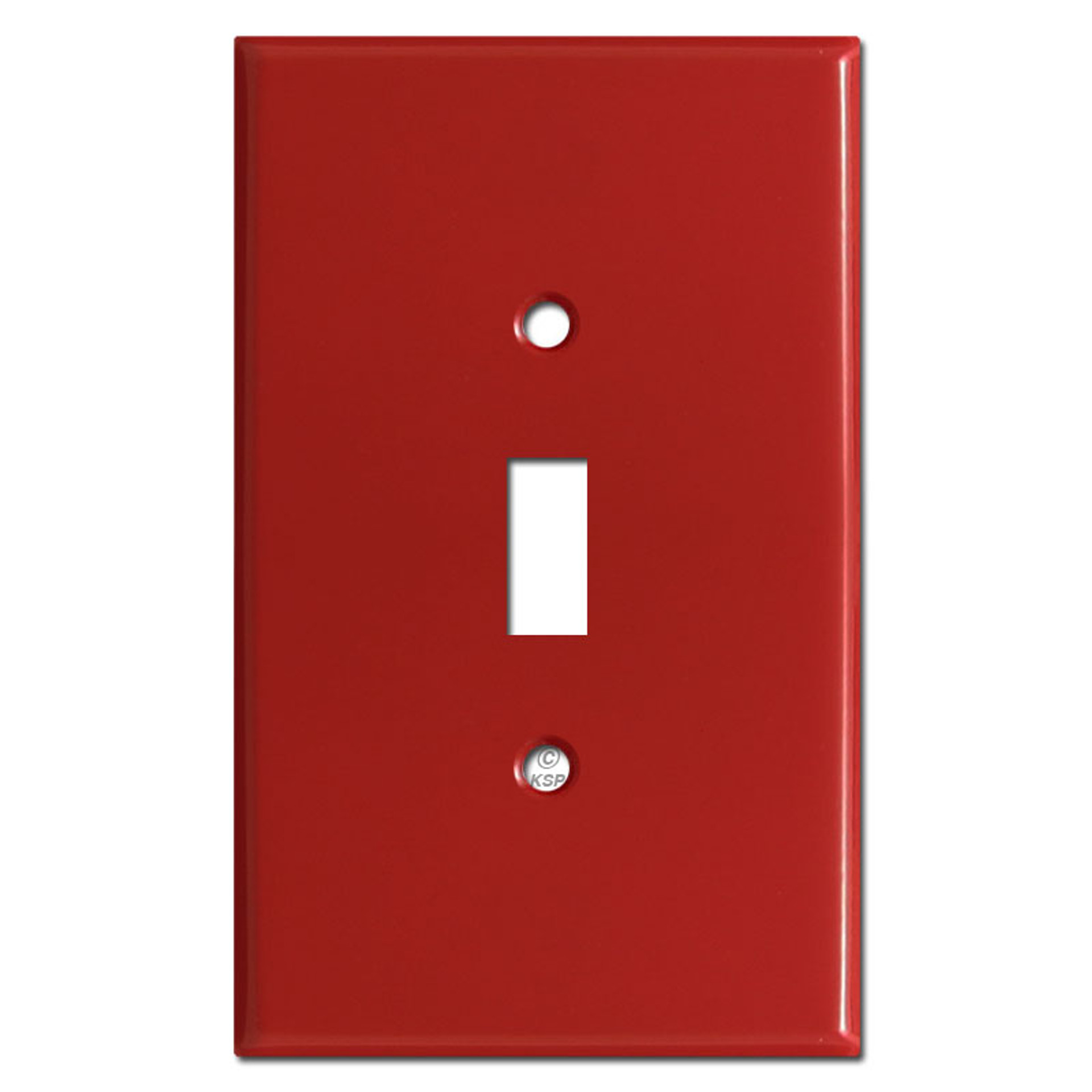 Oversized 2 Duplex Outlet Switch Cover Plates For 4 Plugs Red