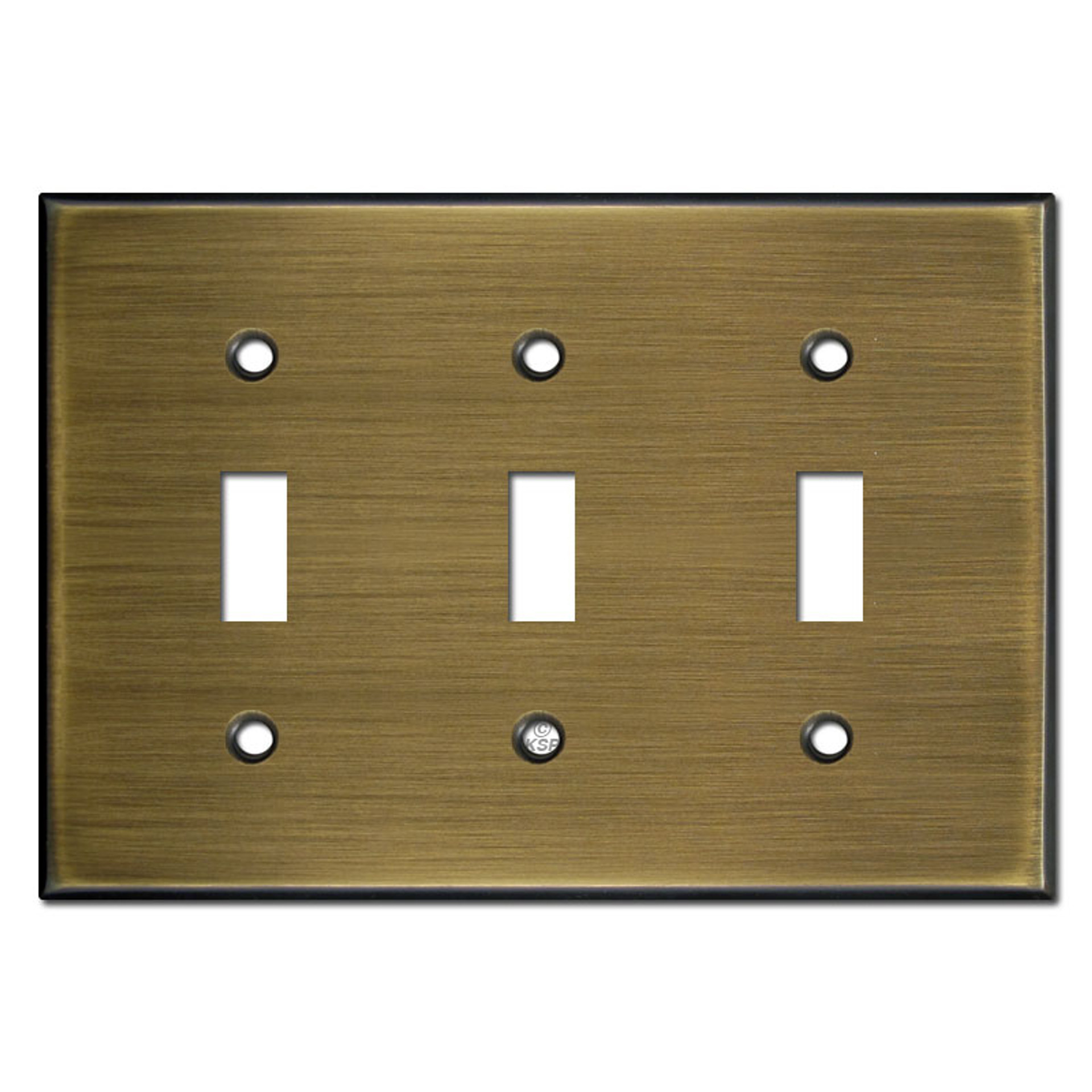 1 Rocker Switch Wall Plates Antique Brass Kyle Switch Plates
