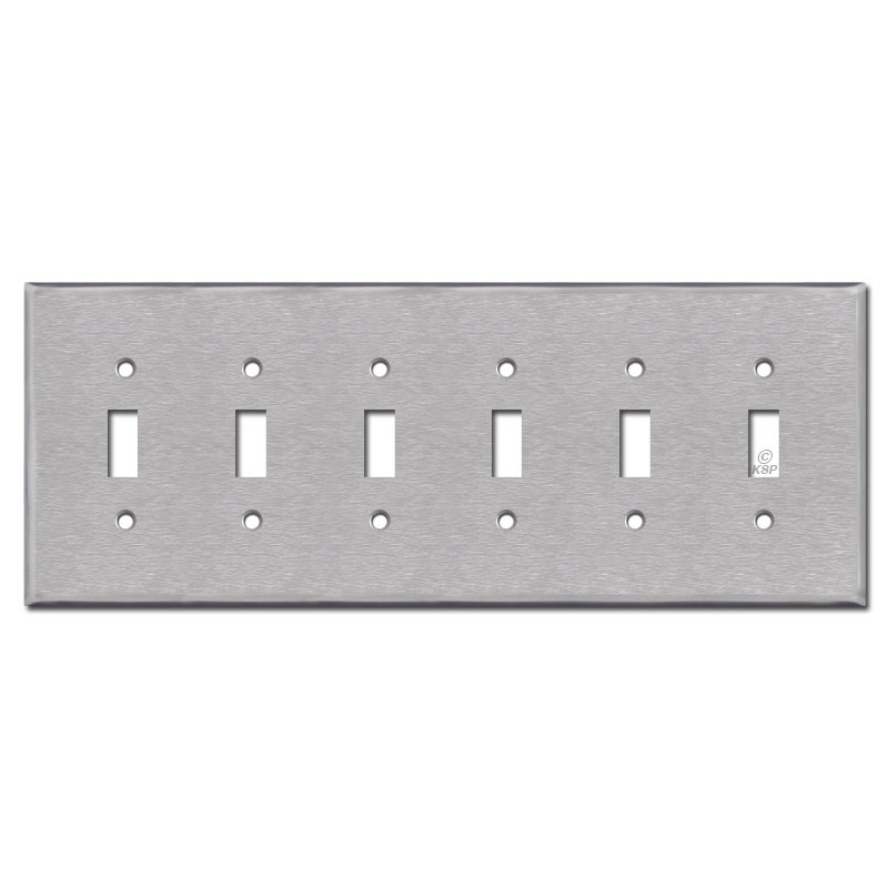 Stainless Steel Toggle Wall Plate Covers
