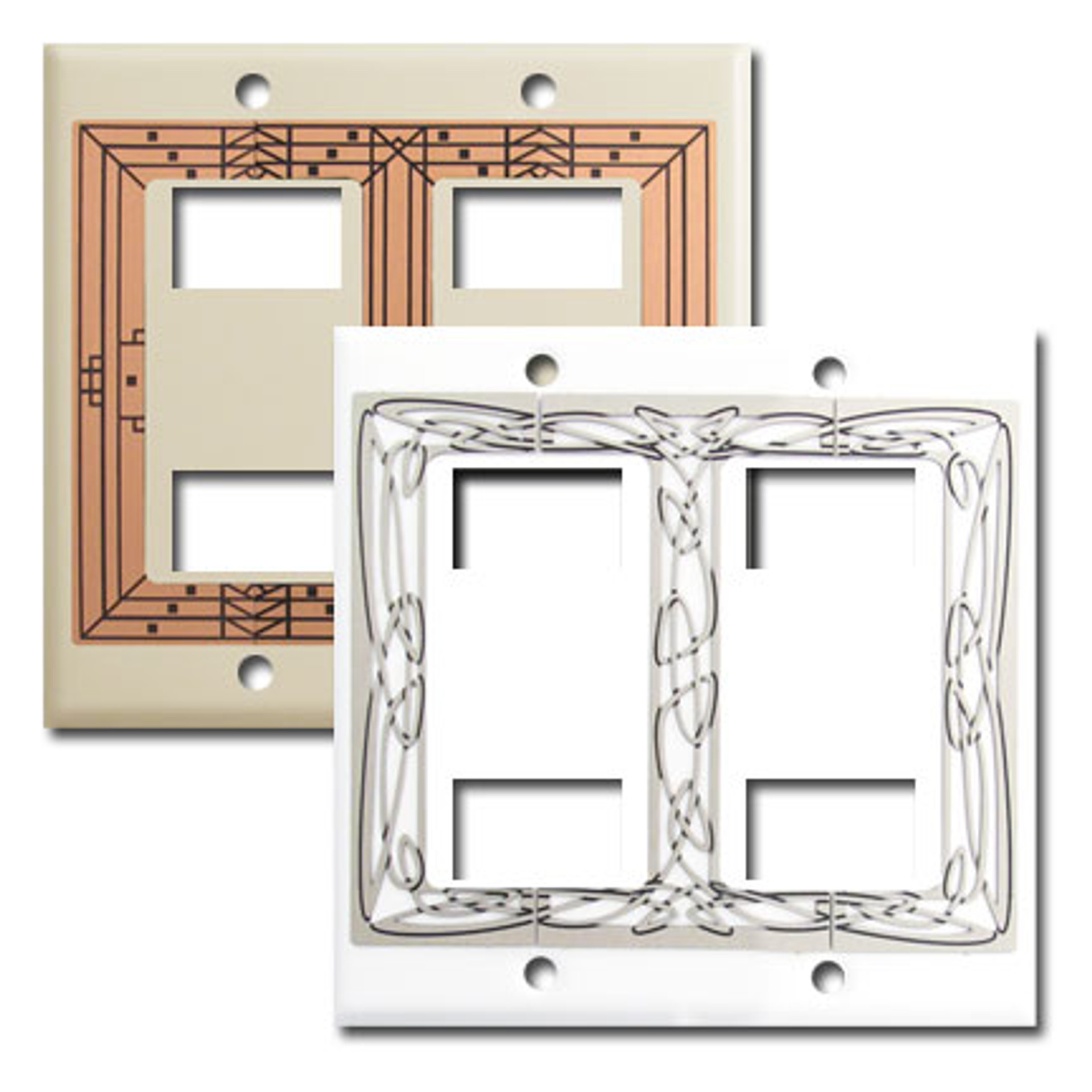Decorator 4 Ge Older Low Voltage Switch Wall Plate Kyle Design