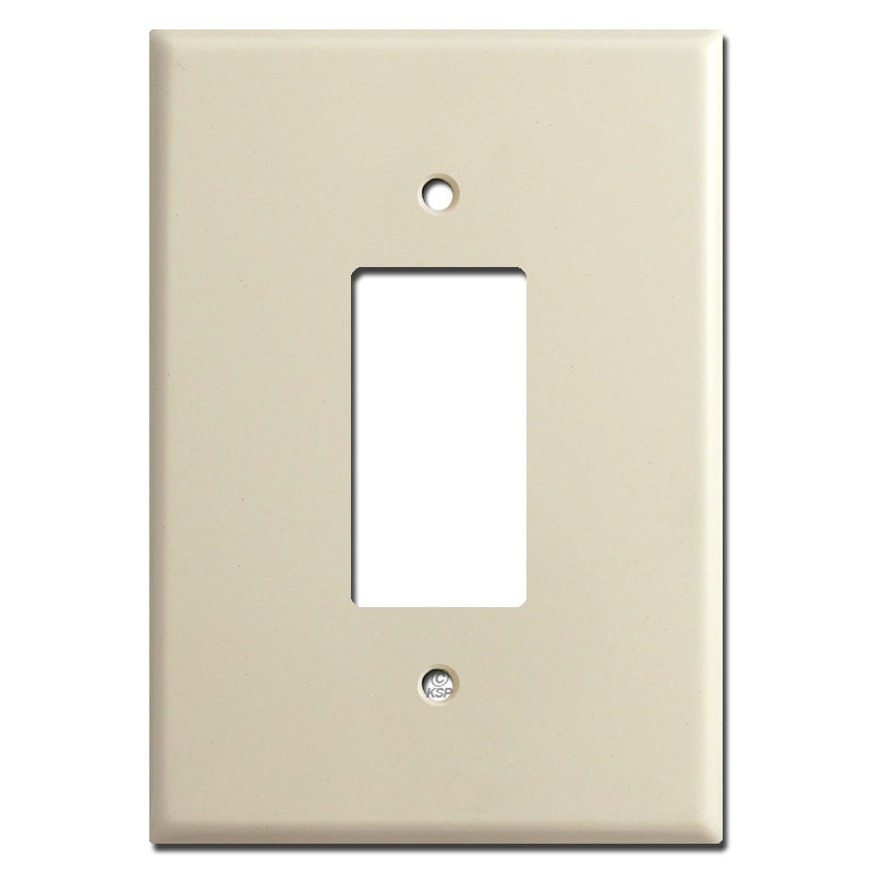 Very Large 6.38'' Oversized Decora Rocker Light Switch Cover - Ivory