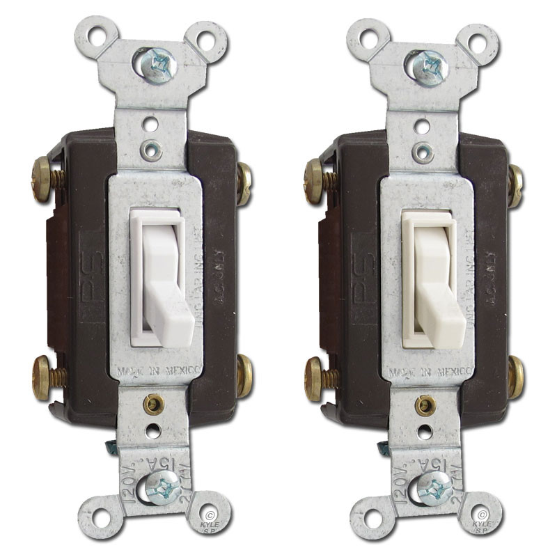 Toggle Light Switches & Dimmers for Wall Switch Plates - All Colors